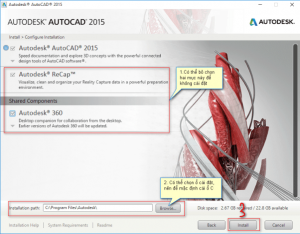 Hướng dẫn Download + Cài Đặt Autocad 2015 Full Crack - Arcline