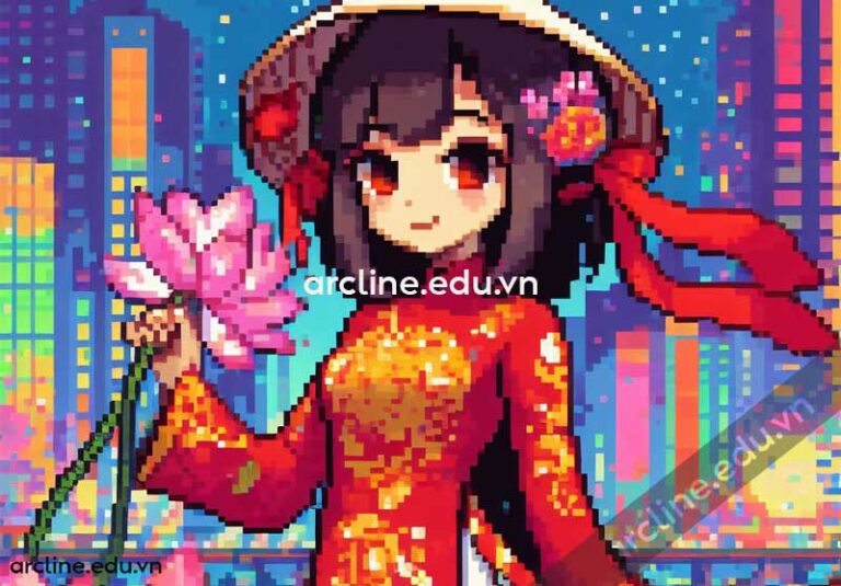 Khám Phá Cách Vẽ Tranh Pixel Art Nghệ Thuật Điểm Ảnh | ArcLine